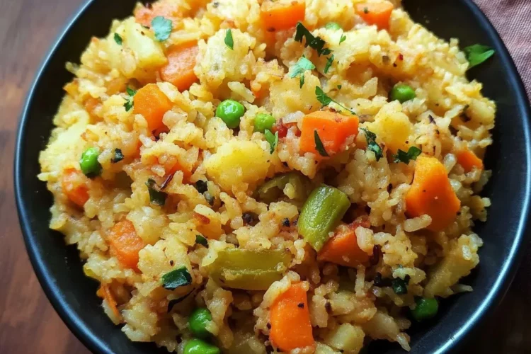 Vegetable Upma: An Incredible Ultimate Recipe with 7 Ingredients ...